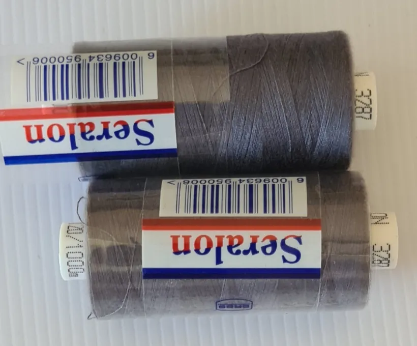 Seralon Sewing Thread Med Grey (3297) 1000m - Beaute Quilt Fabrics